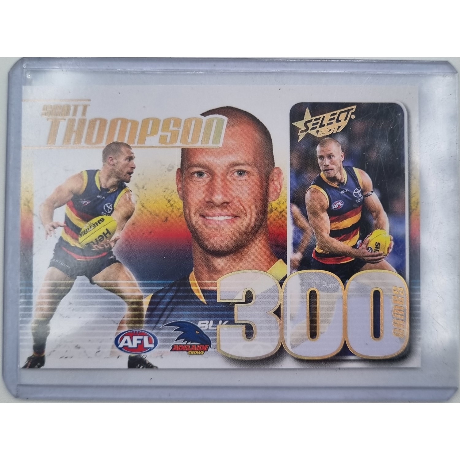 2023 AFL Select Footy Stars - 300 Games Case Card - Scott Thompson ...