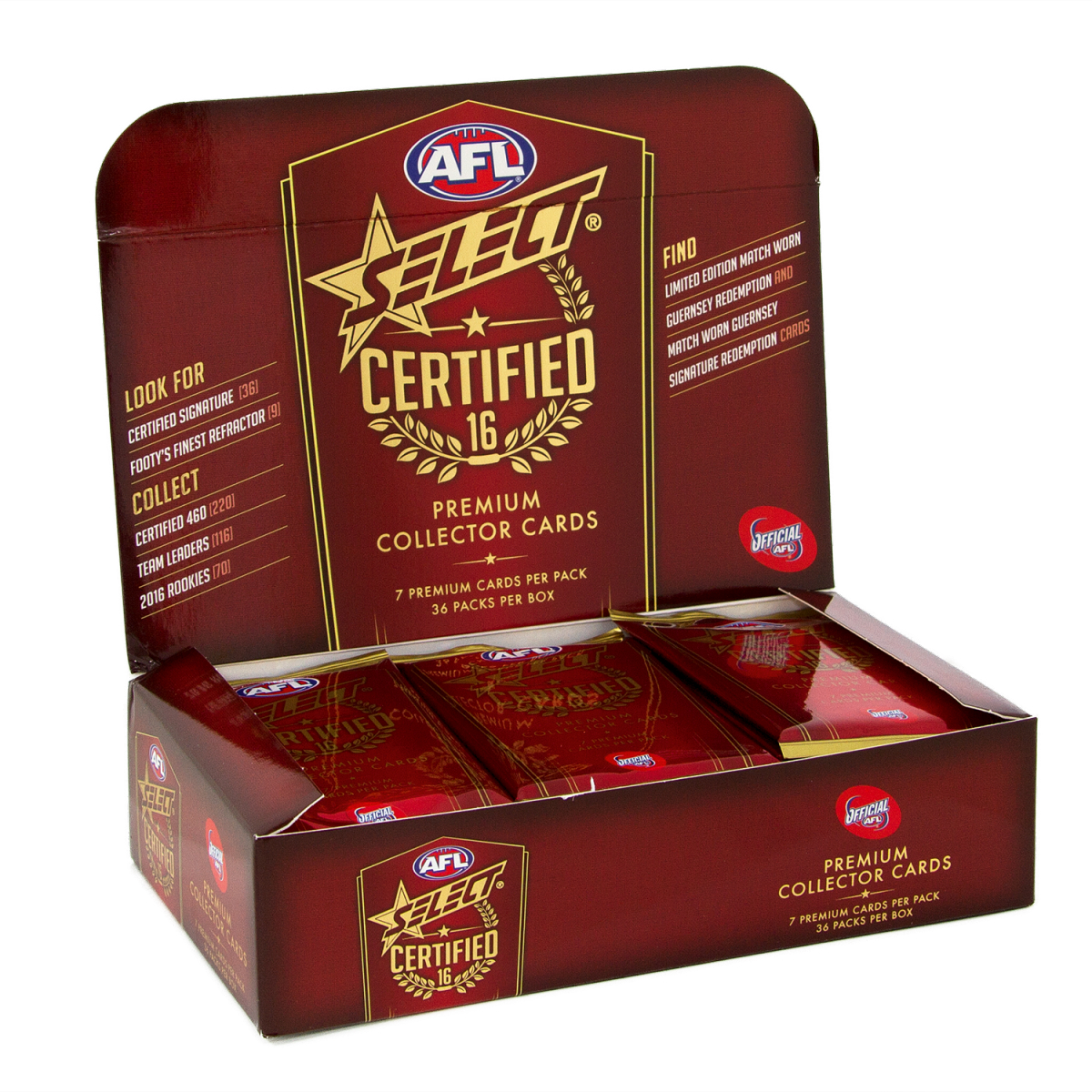 AFL Select Certified 2016 Factory Sealed Box