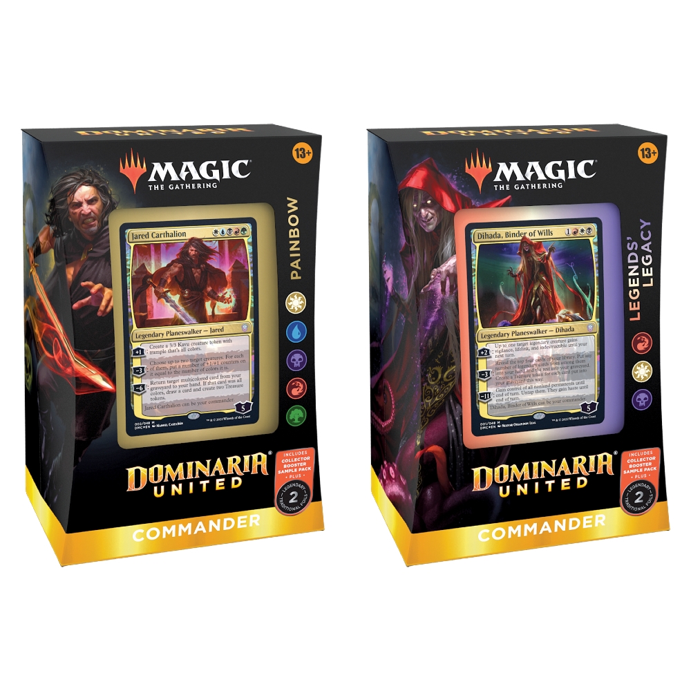 Magic the Gathering Dominaria United Commander Deck Set of 2