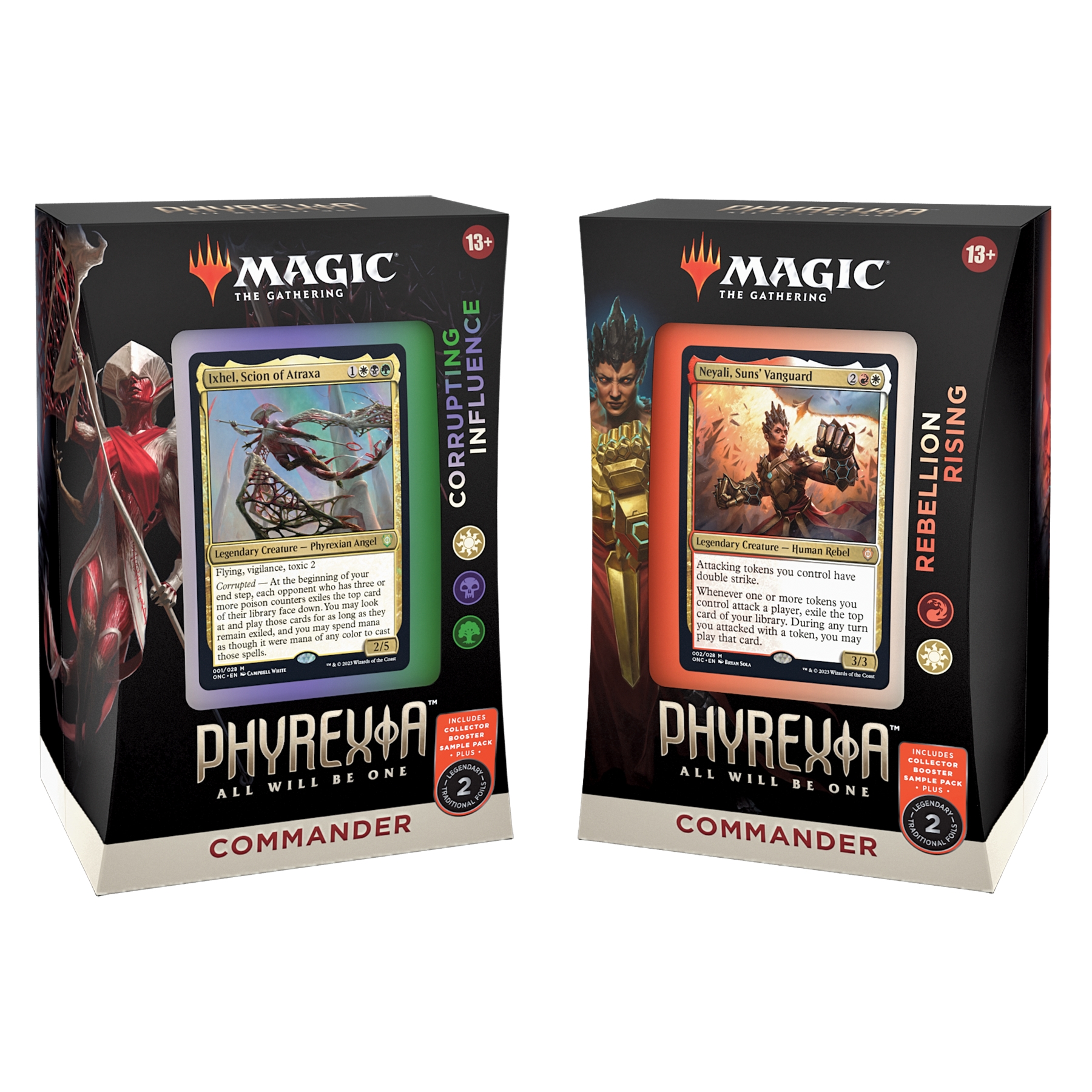 Magic the Gathering Phyrexia: All Will Be One Commander Deck Set of 2