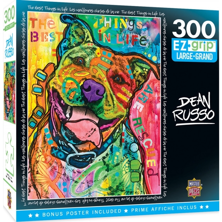 Masterpieces Puzzle Dean Russo The Best Things in Life Ez Grip 300 Pieces