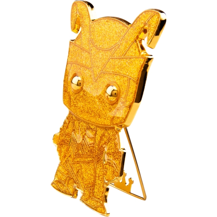 POP! Enamel Pin Marvel Loki Gold Glitter 4"