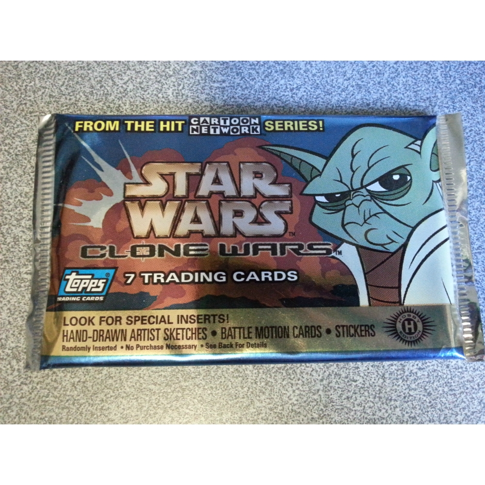 Star Wars Clone Wars Trading Cards Booster Pack