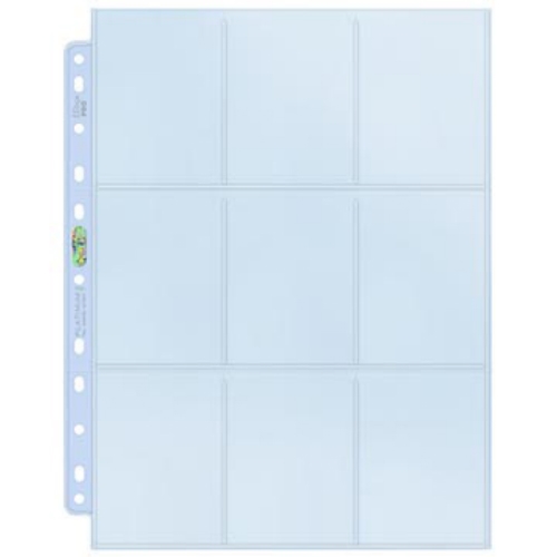 Ultra Pro 9 Pocket Pages Platinum Series 11-Holes Box